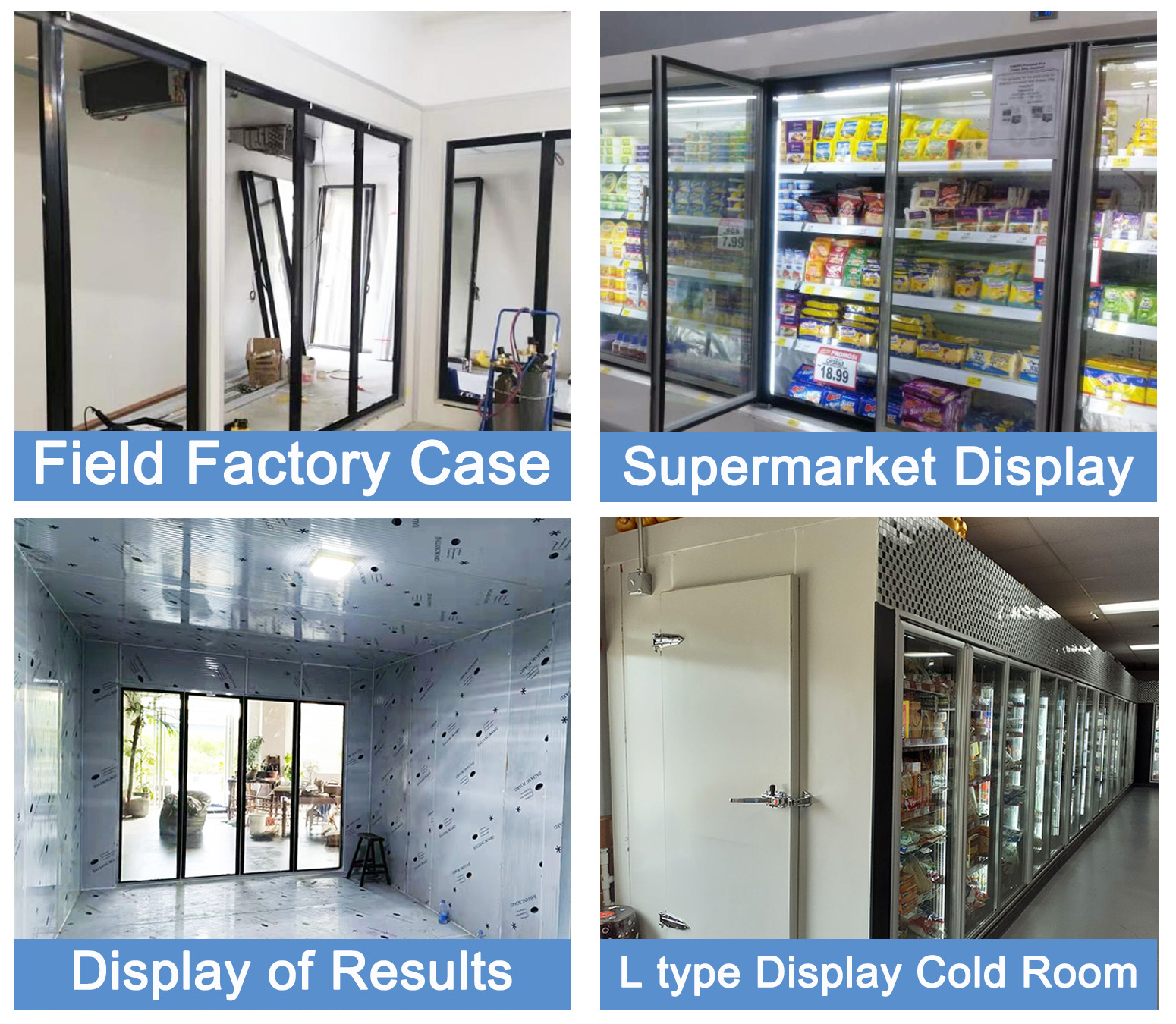 L Type Cold Room Glass Door Honey Cheese Storage Room from China ...